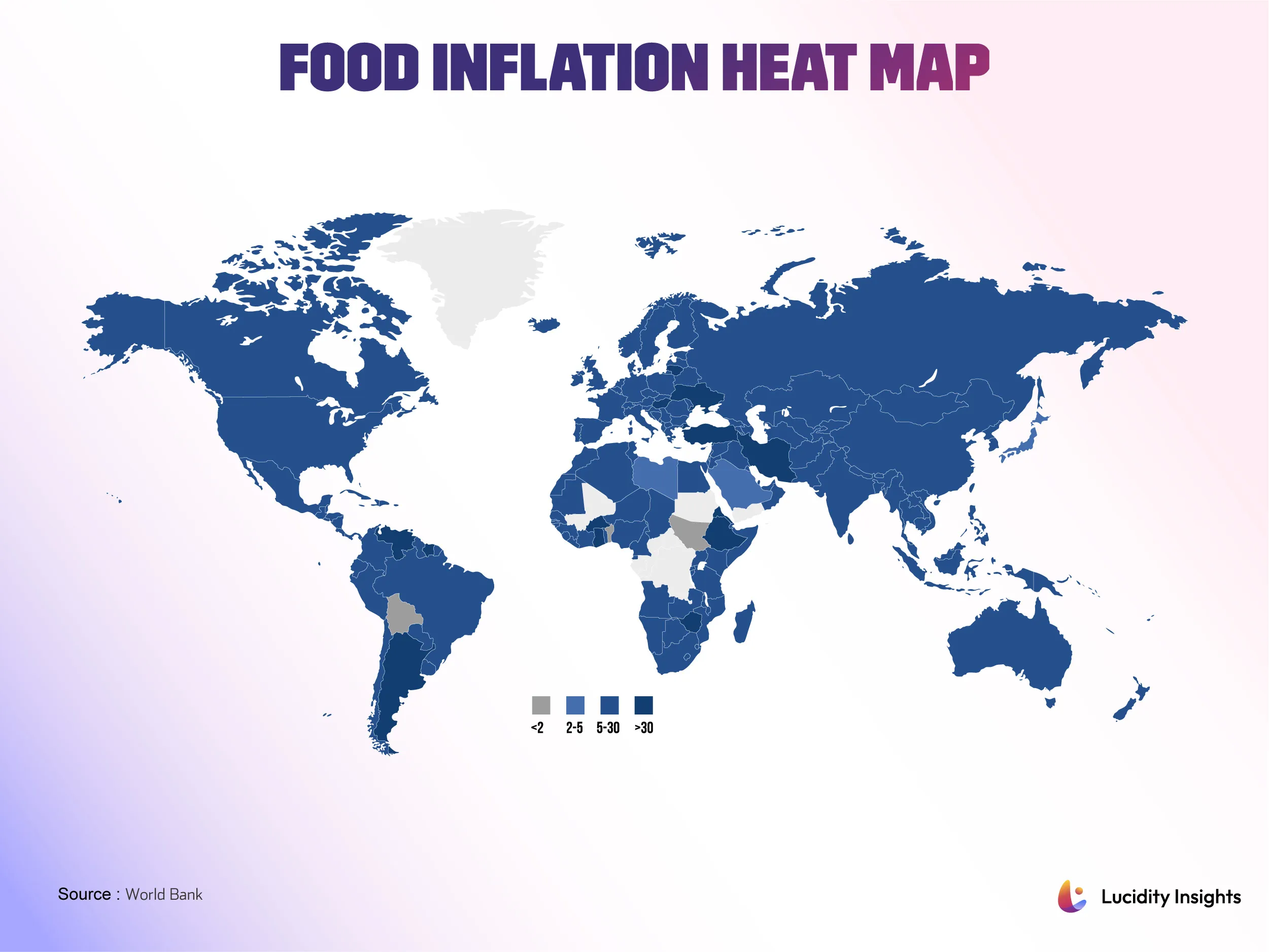 Food Inflation Heat Map