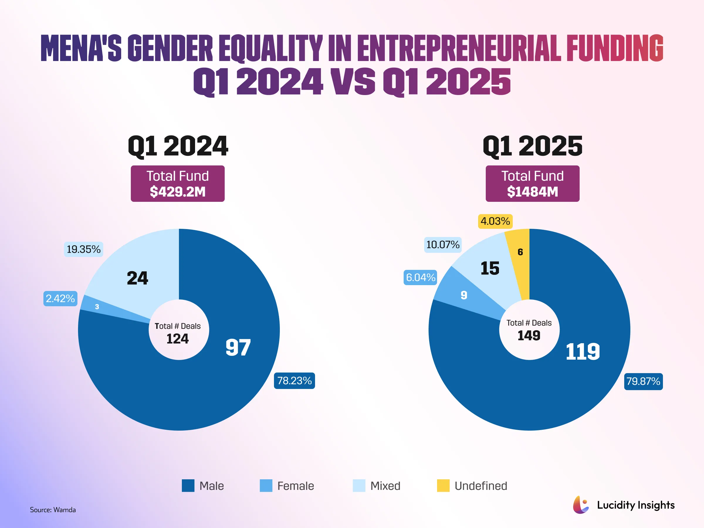 MENA Gender Funding Gap Q1 2025 – In-Depth Analysis | Lucidity Insights